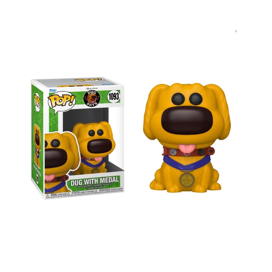 💕 Funko POP! Disney Pixar : Dug Days - Hero Dug with Medal Vinyl Figure ...