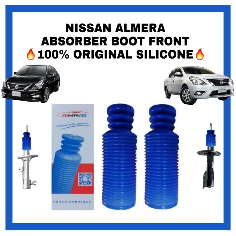 EL SILICONE NISSAN ALMERA ABSORBER BOOT DUST COVER FRONT SUSPENSION ...
