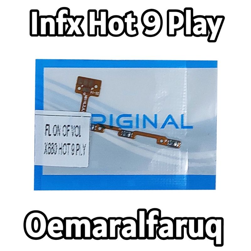 TOMBOL Flexible Flexible On off Volume INFINIX X680 HOT 9 PLAY Flexible Switch Power Button On ...