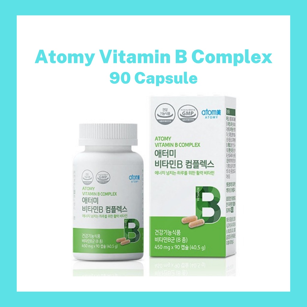 💥100% AUTHENTIC💥Atomy Vitamin B Complex (450mg*90 Capsule) 艾多美 维生素B群 ...