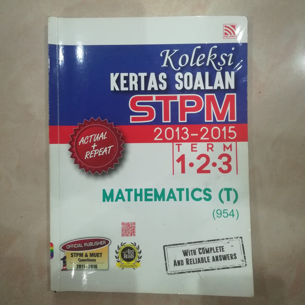 Stpm Mathematics T Sem 1 Sem 2 Sem 3 Pelangi Dwibahasa Shopee Malaysia