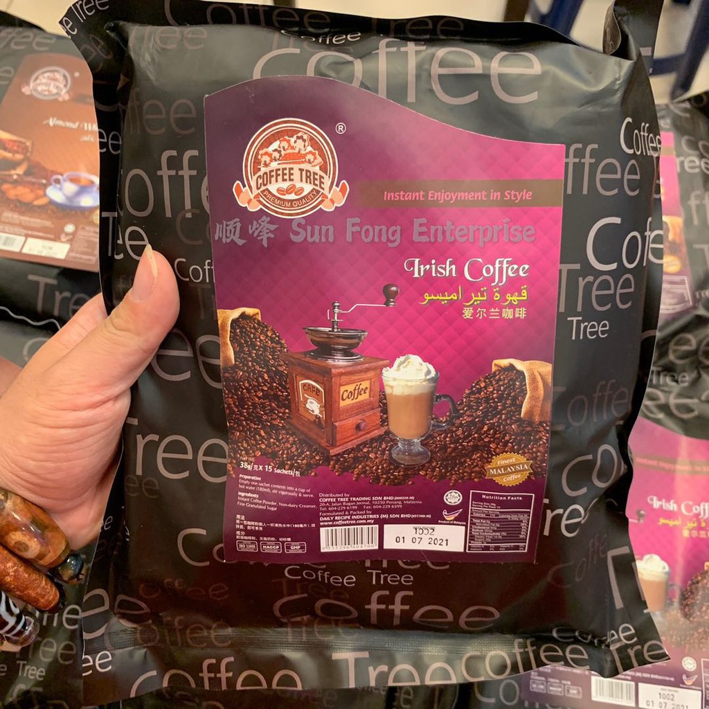 Coffee Tree IRISH Coffee Halal PREMIUM /咖啡树 爱尔兰咖啡 特级版 15s X 38g 清真 ...