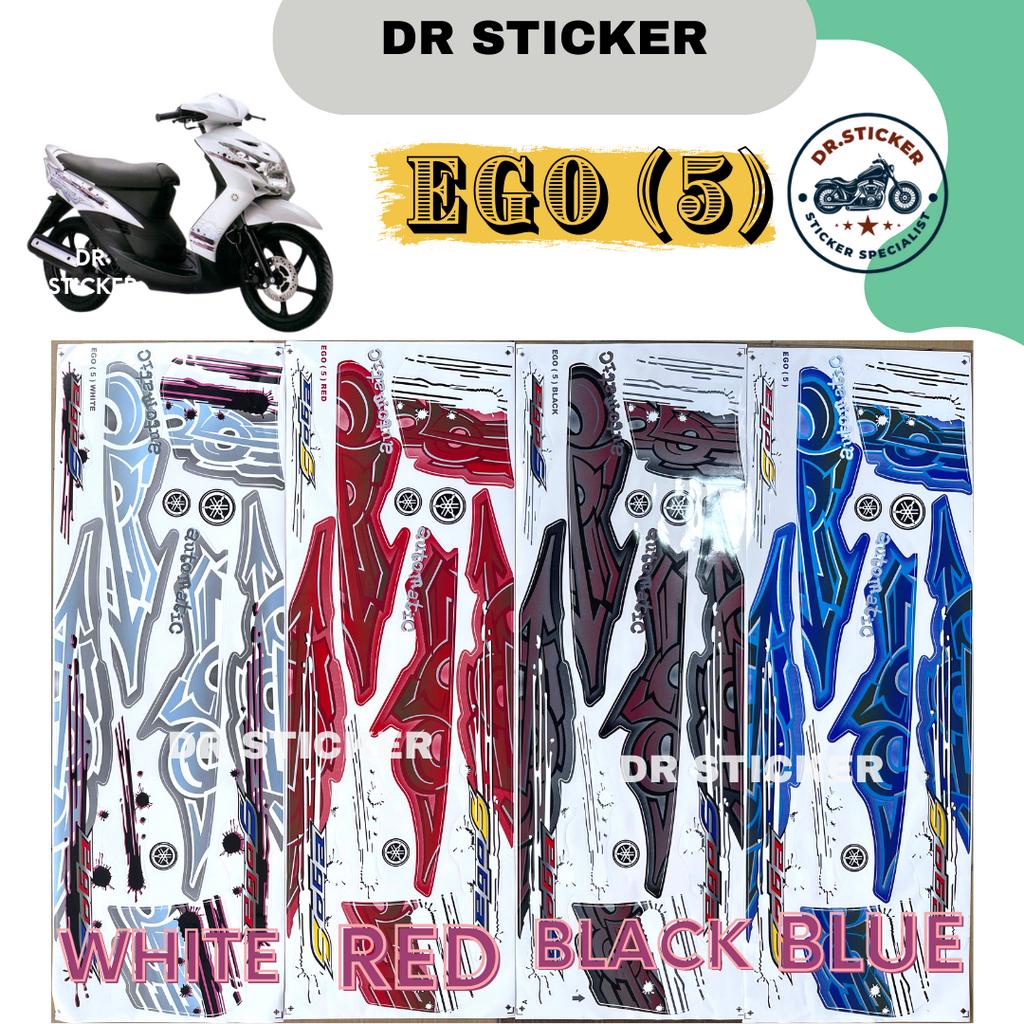 EGOS Stripe Stiker Sticker YAMAHA EGOS5 EGO5 EGO S MIO THAI LOOK (5) BODY COVERSET COVER SET ...