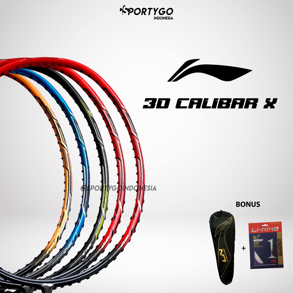 Calibar X Boost Combat Drive 3D Lining Racket Original | Shopee Malaysia