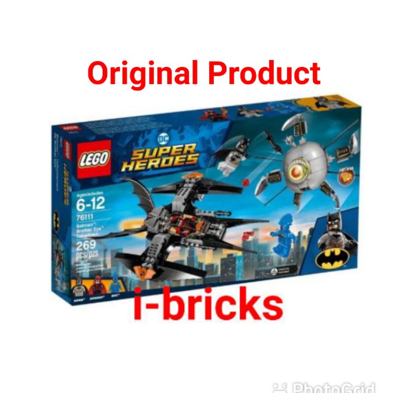Lego super heroes 76111 Batman Brother eye takedown | Shopee Malaysia