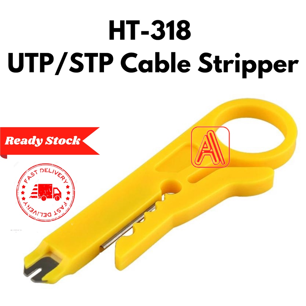 HT-318 Yellow Network UTP Lan Wire Punch Down Cable Wire Cutter ...