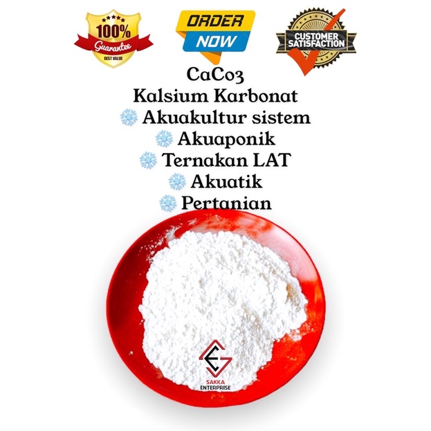Kalsium Karbonat CaCo3 (Akuakultur)(Akuaponik)(Lobster LAT)(Pertanian ...