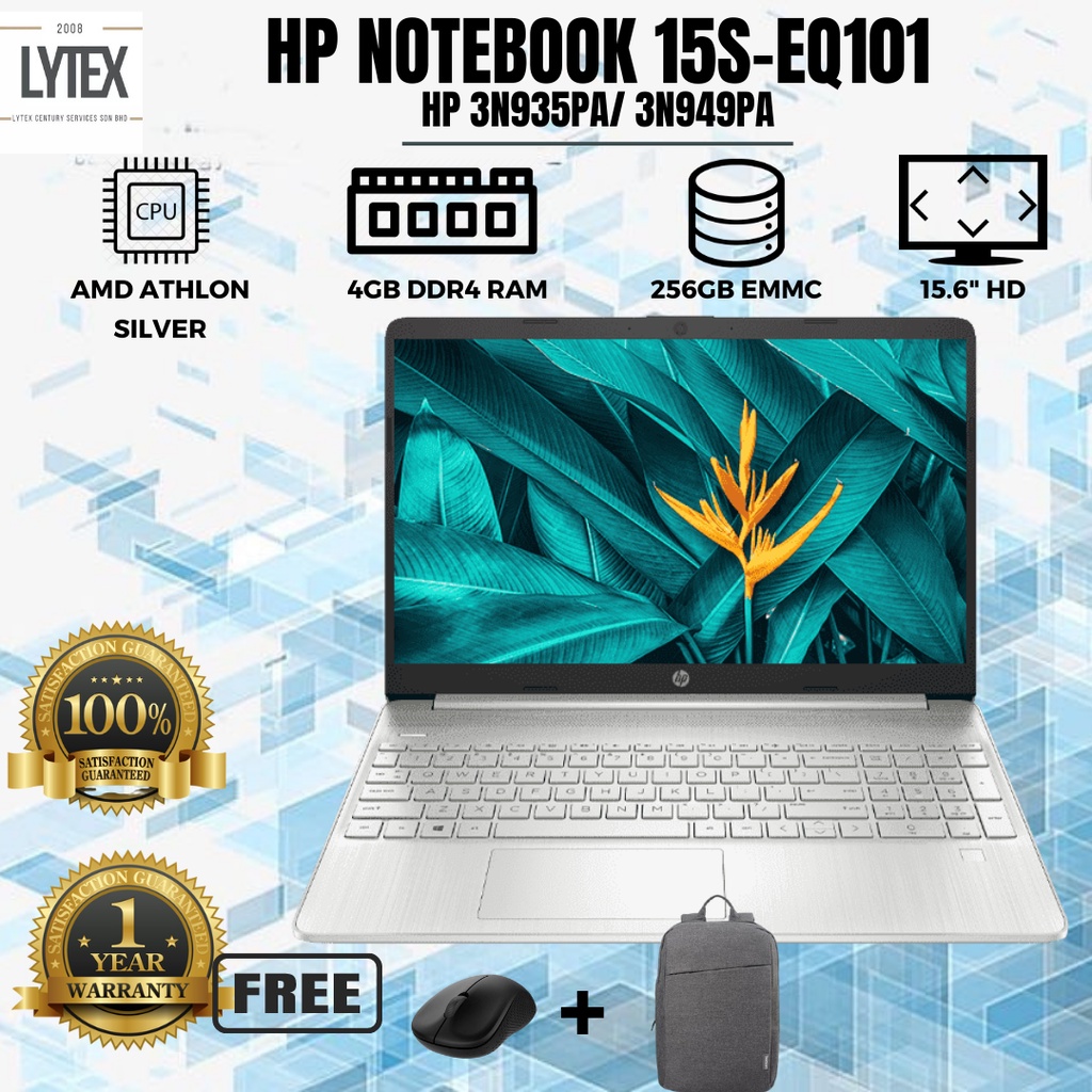 [READY STOCK] HP NOTEBOOK 3N935PA / 3N949PA 4GB RAM/256GB SSD 🎁 ...