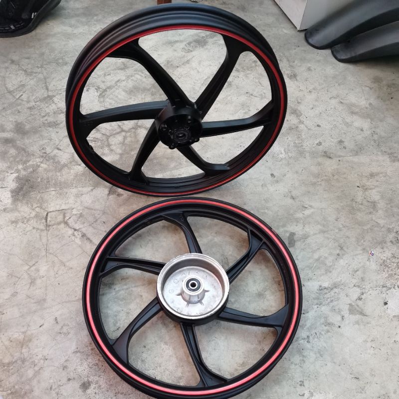 LC135 Sport Rim AAP ORIGINAL YAMAHA MattBlack | Shopee Malaysia