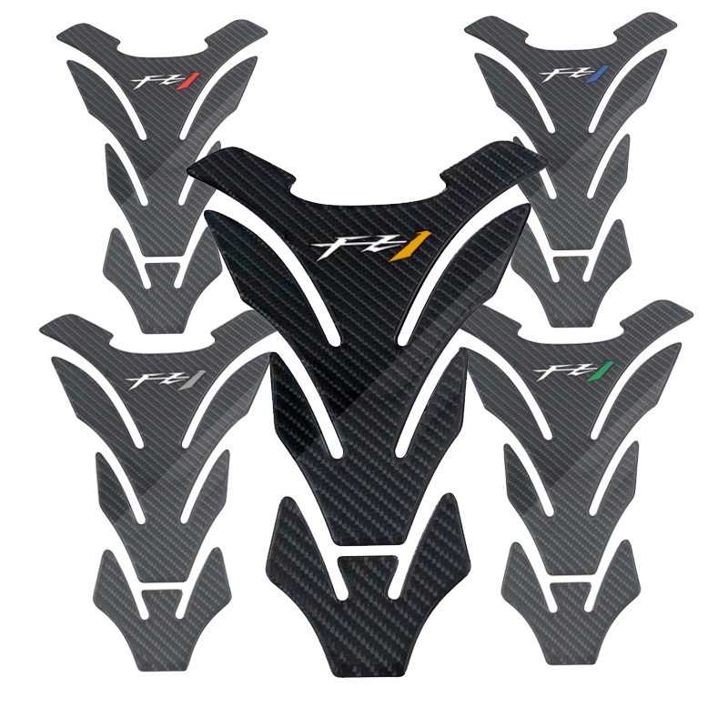 New 3D Carbon-look Motorcycle Tank Pad Protector Decal Stickers Case ...