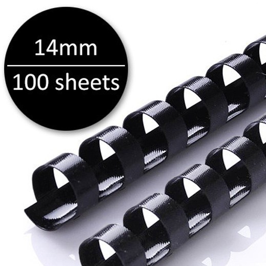 Plastic Comb Binding Rings / Binding Comb Ring / Comb Binding ( Black) | Shopee Malaysia