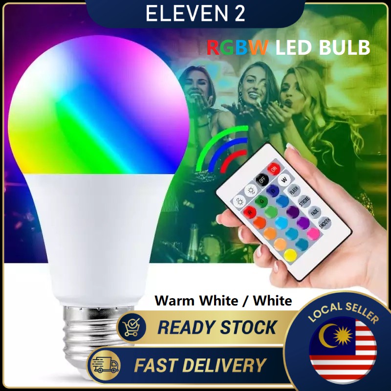 Lampu LED Kawalan Pintar E27 RGB Boleh Laras 7W 10W 15W RGBW – Mentol ...