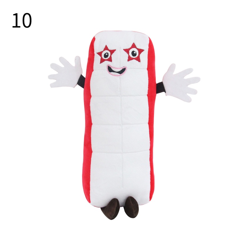 Numberblocks Plush Toy Cartoon Stuffed Numbers Dolls Math Enlightenment ...