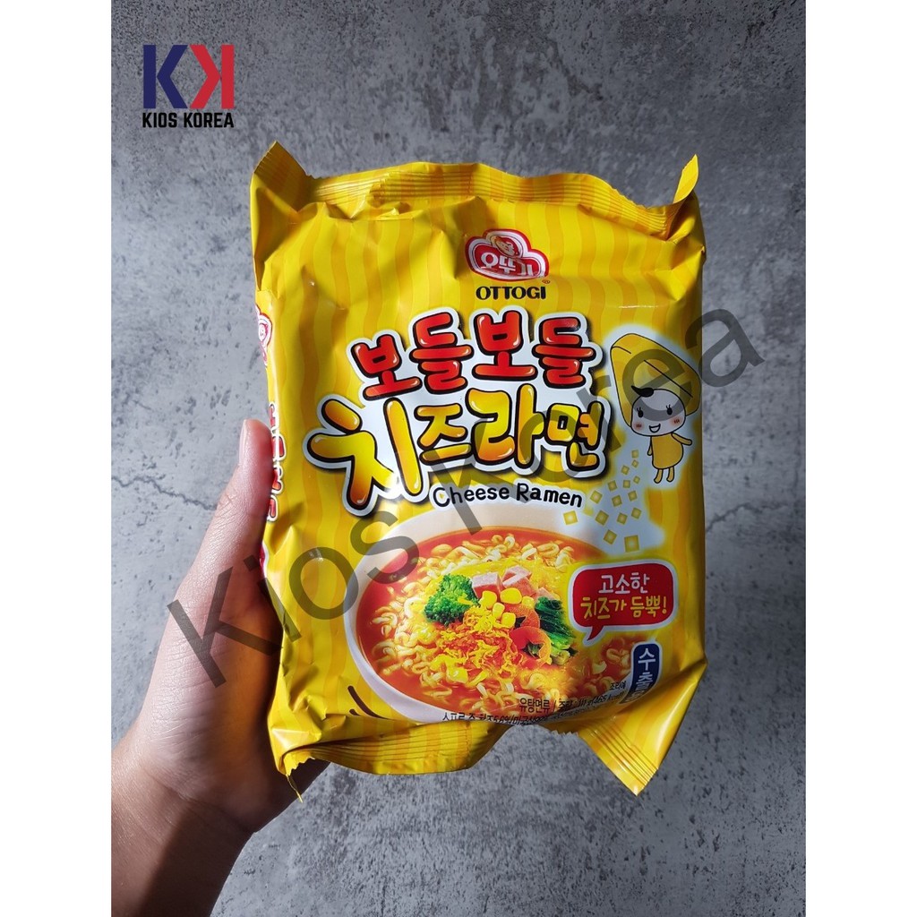 Ottogi Cheese Ramen Ramyun Ramyeon 111gr Korean Instant Noodles ...