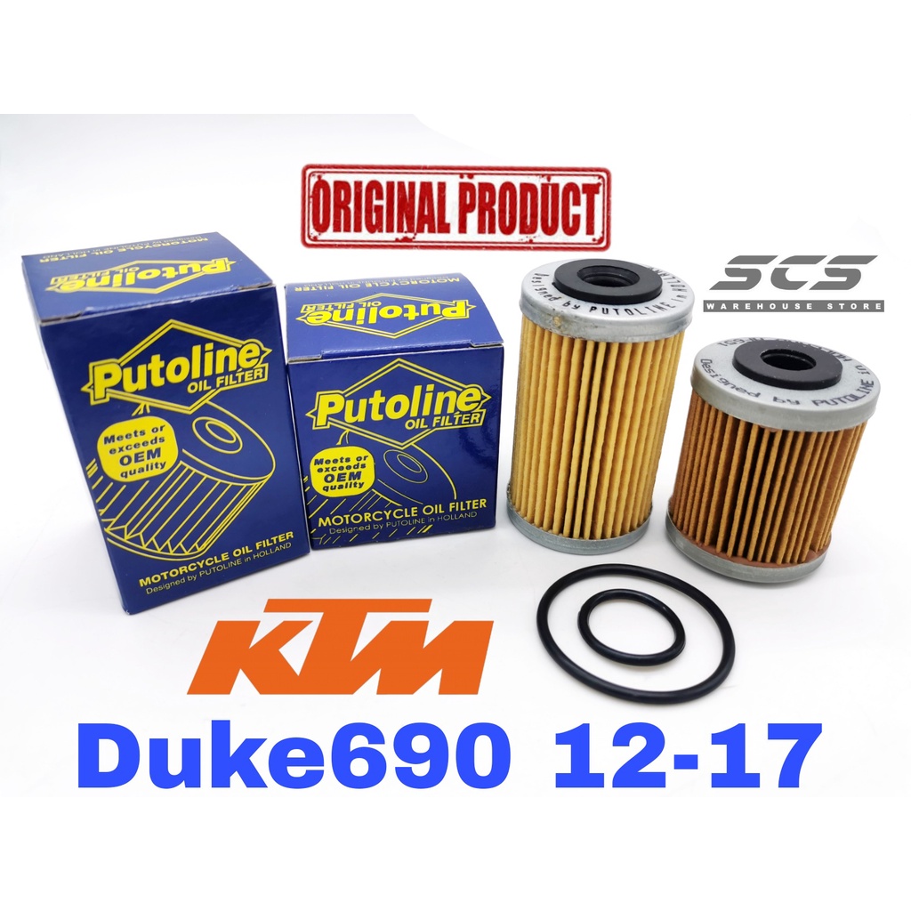 Oil Filter Original PUTOLINE Motor KTM Motorcross Duke 690 Enduro 2pcs ...
