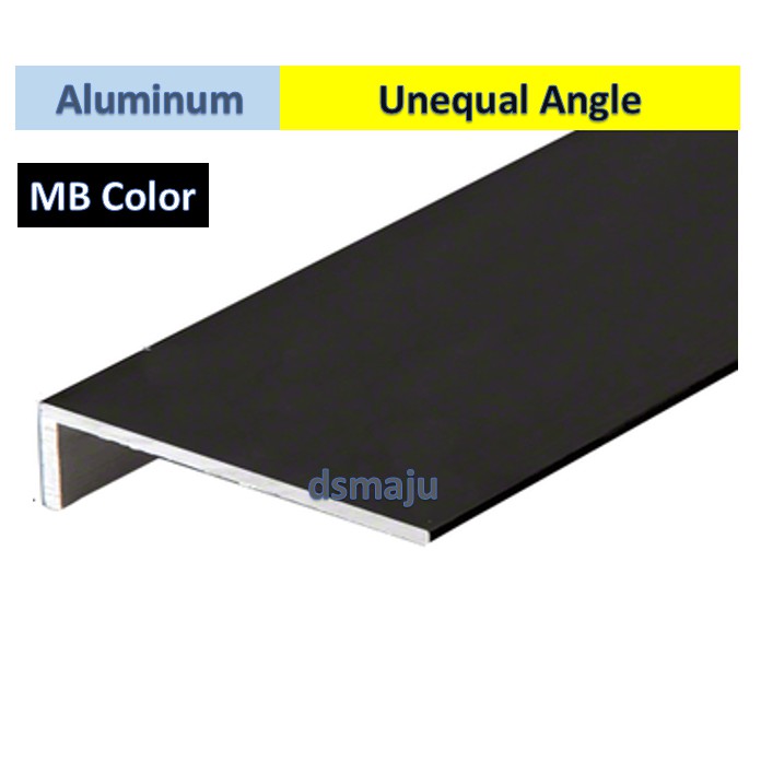 MB Color Aluminum Unequal Angle Bar MB Aluminium Angle Corner L Shape ...