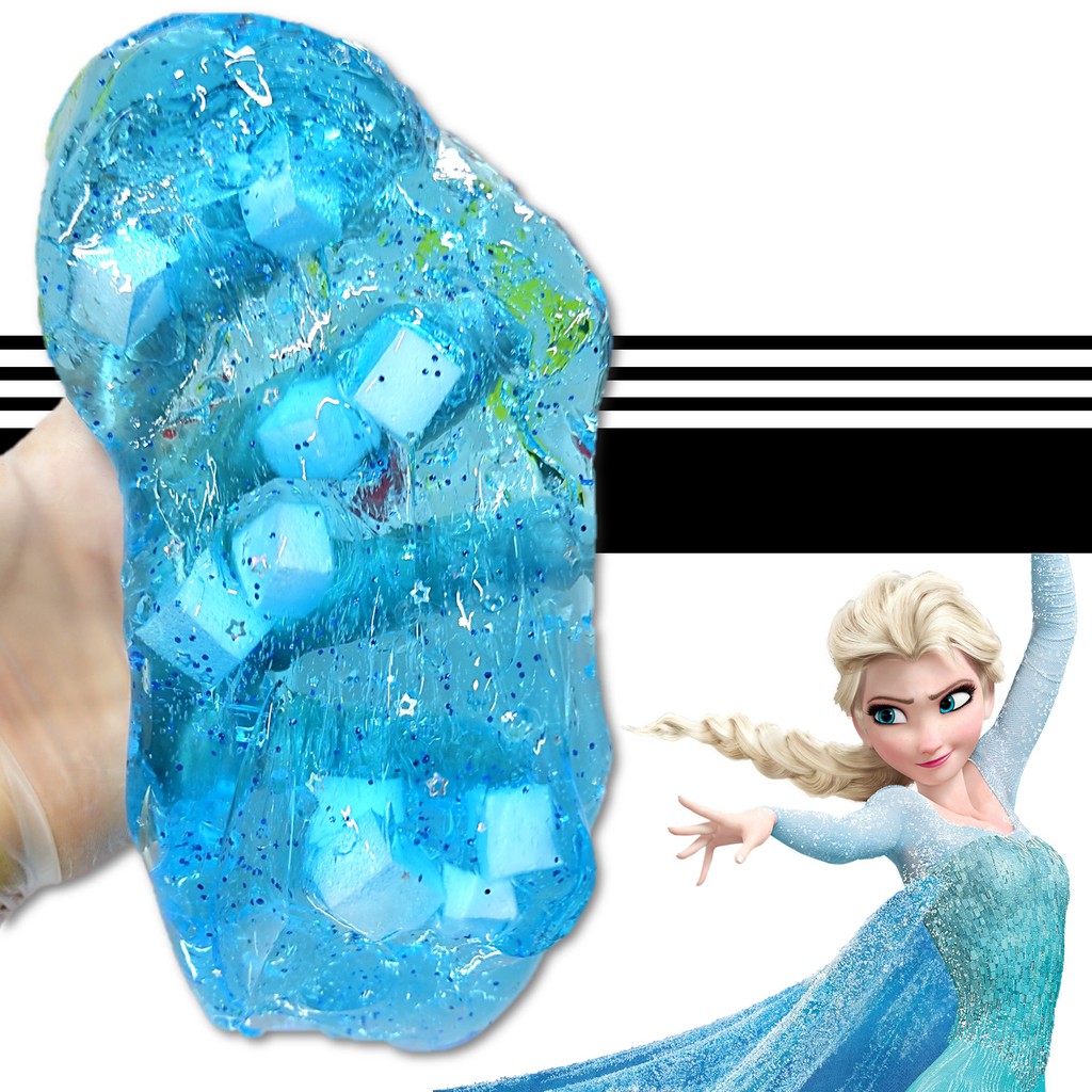 ELSA FROZEN SNOW JELLY CUBE SLIME - SLIME SHOP SLIMEBYKAKLYN | Shopee ...