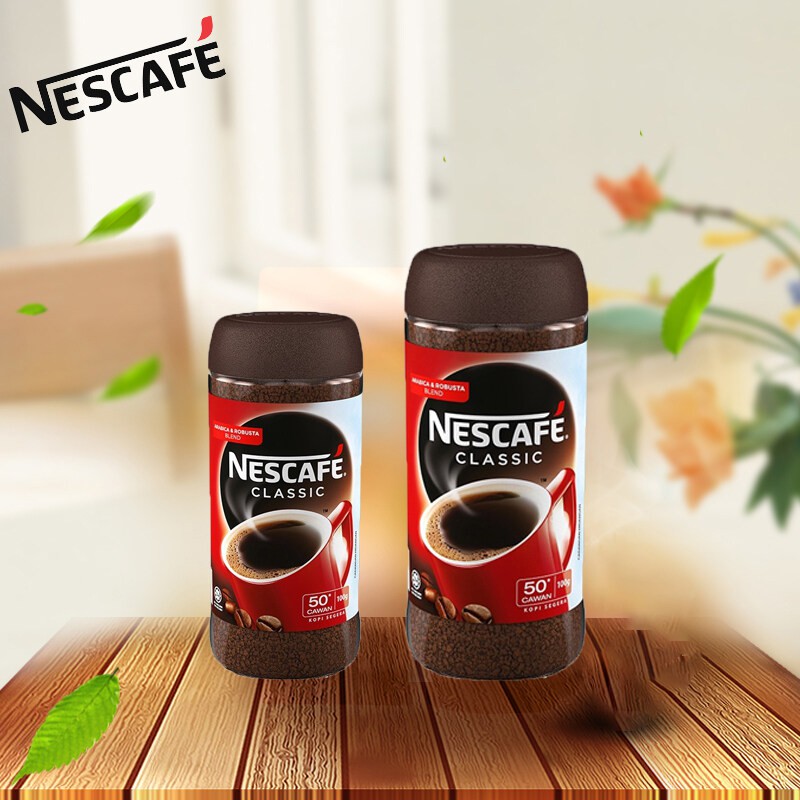 NESCAFE CLASSIC Coffee Jar 50g/ 100g/ 200g Nescafe klasik botol ...