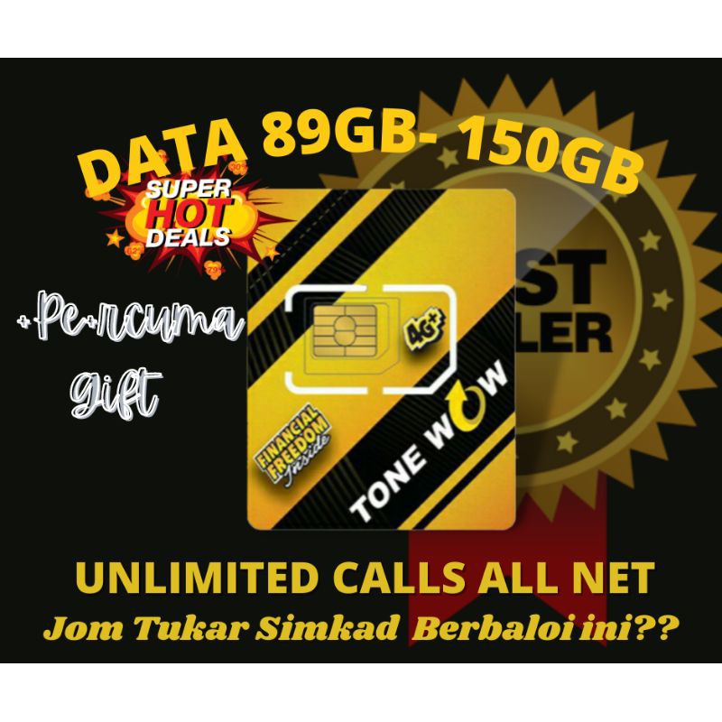 simkad tone wow (Paling Jimat) | Shopee Malaysia