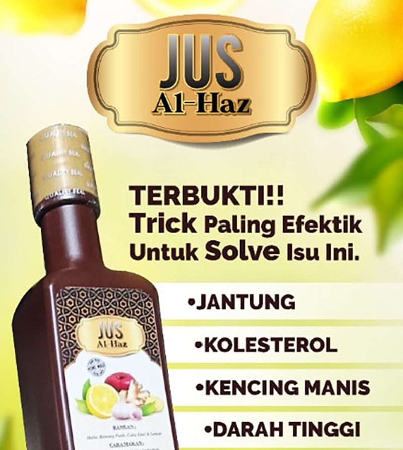 Jus Pati Lemon Untuk Kolestrol Buang Angin Dalam Badan Blood Pressure ...