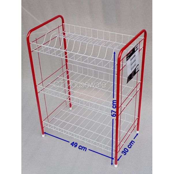 Rak Pinggan / Rak Baju / Kitchen Rack Saiz Sinki | Shopee Malaysia