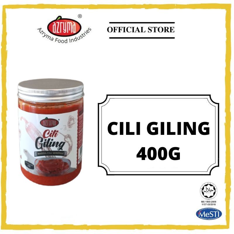 AZRYMA CILI GILING/ CHILLI PASTE 400G | Shopee Malaysia