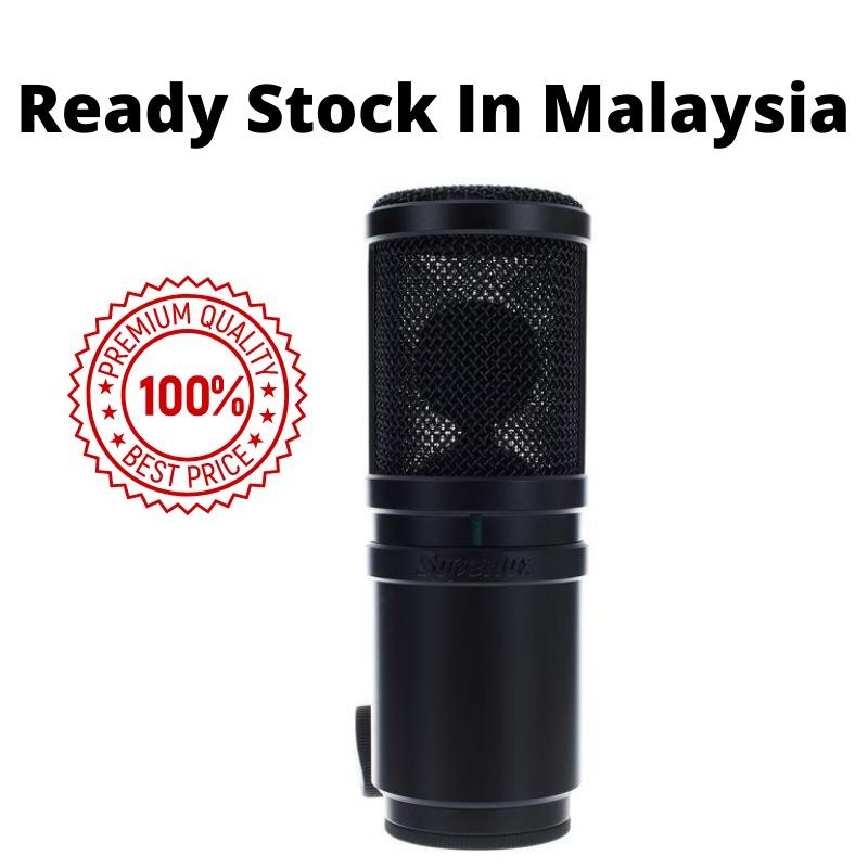 [ Ready Stock ] Superlux E205 XLR Studio Condenser Microphone (E-205 / E 205) | Shopee Malaysia