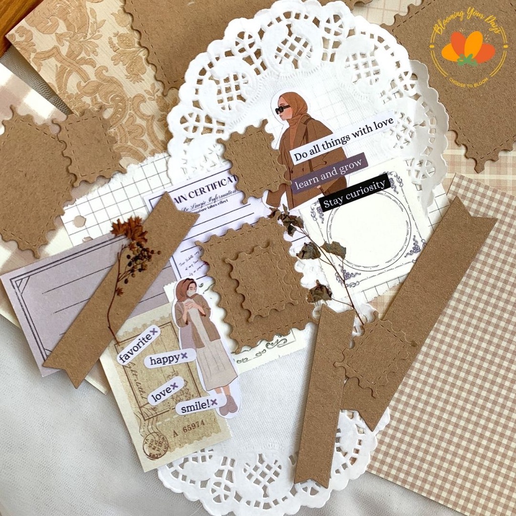 Bloomingyourdays Frame deco Paper For journaling Scrapbook journal ...