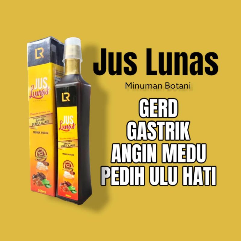JUS LUNAS GASTRIK ANGIN MEDU GERD PEDIH ULU HATI 535ML | Shopee Malaysia