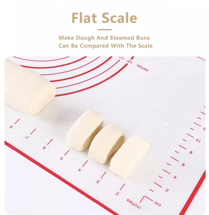 Premium Silicone Reusable Nonstick Dough Pizza Bread Kitchen Baking ...