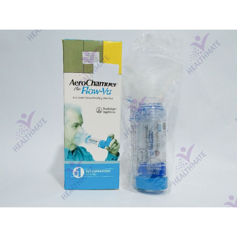 AeroChamber Plus Flow-Vu Anti-Static Valved Holding Chamber (Large Mask ...