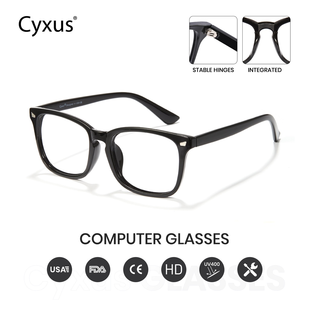Cyxus Classic Computer Eyeglasses Anti Blue Light UV400 protection ...
