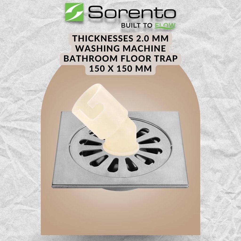 CABANA Floor Trap Bathroom 15x15 Stainless Steel 304 Material Kitchen ...