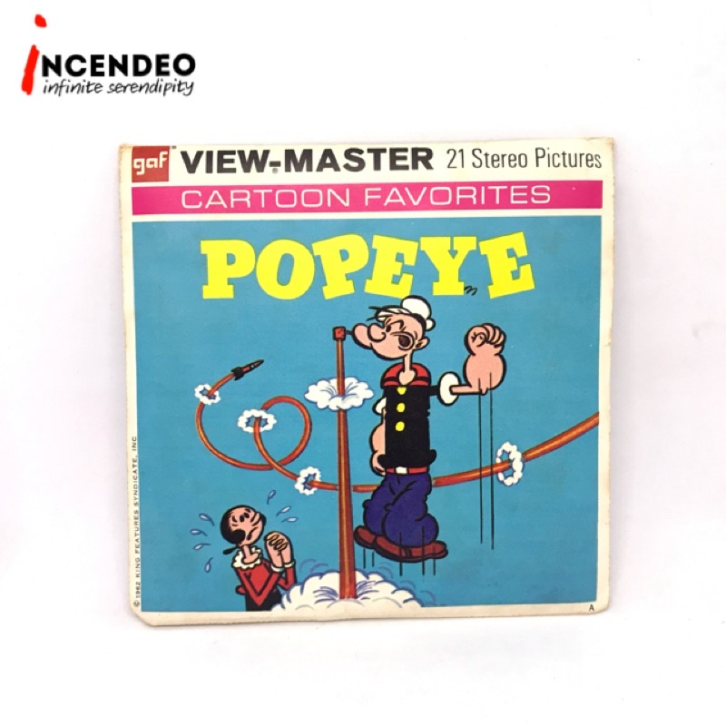 Retro GAF View Master Popeye Stereo Pictures (1962) | Shopee Malaysia