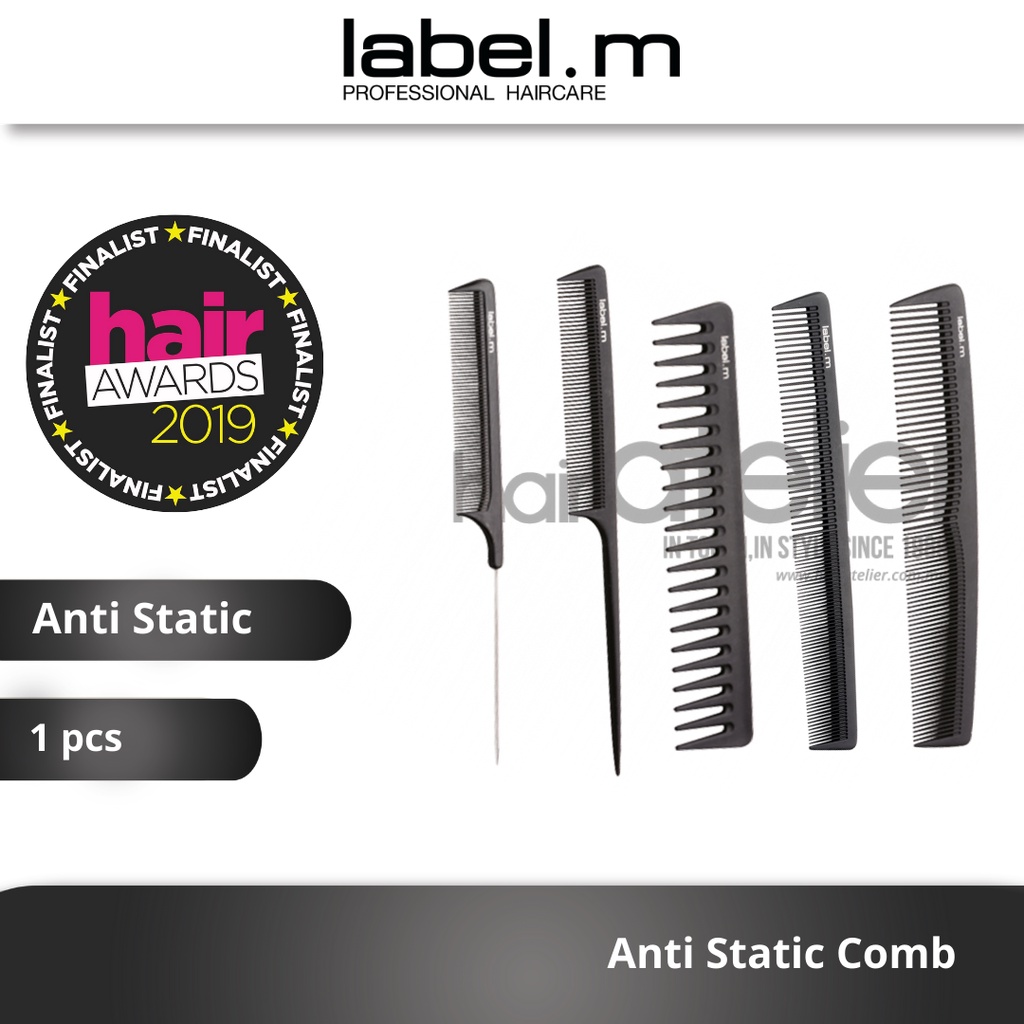 Label.m Anti Static Comb - Small Cutting / Jumbo / Detangling / Tail ...