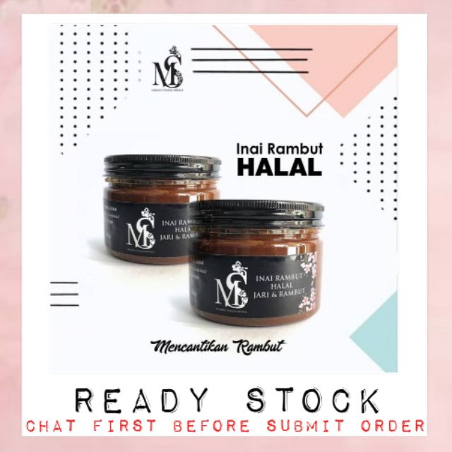 HENNA INAI RAMBUT INAI JARI HALAL BY MUMMY SYASYA 250GM | Shopee Malaysia