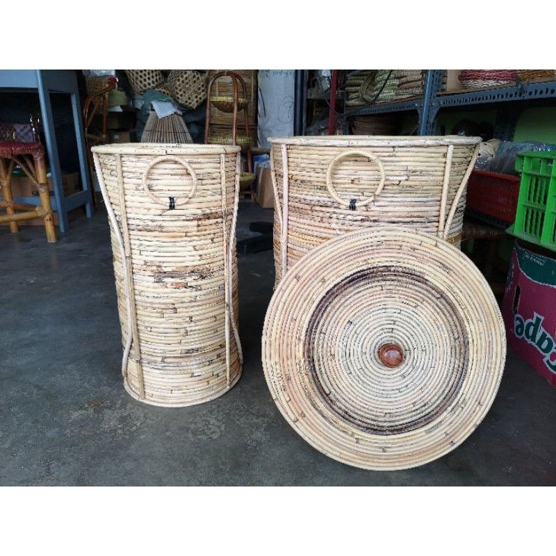 BAKUL PAYUNG ROTAN / BAKUL LAUNDRY / BAKUL ROTAN / PASU ROTAN | Shopee ...