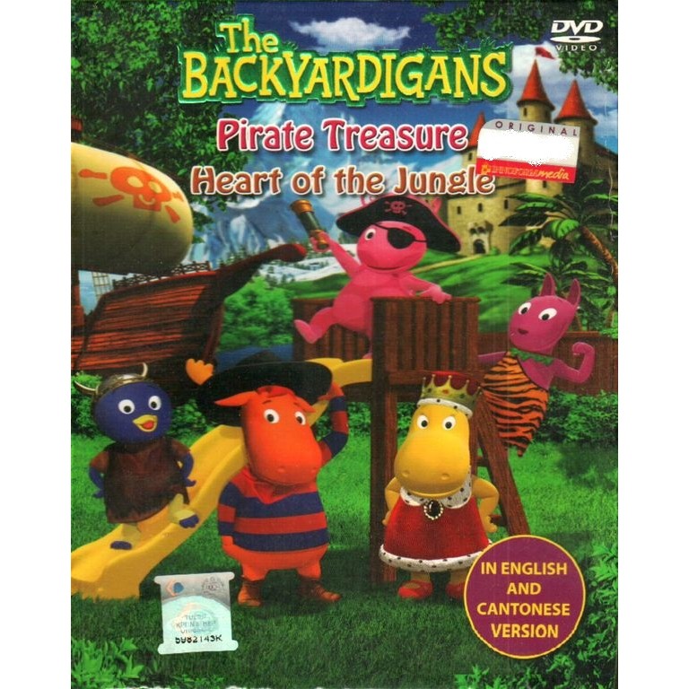 The Backyardigans Pirate Treasure Heart Of The Jungle DVD | Shopee Malaysia