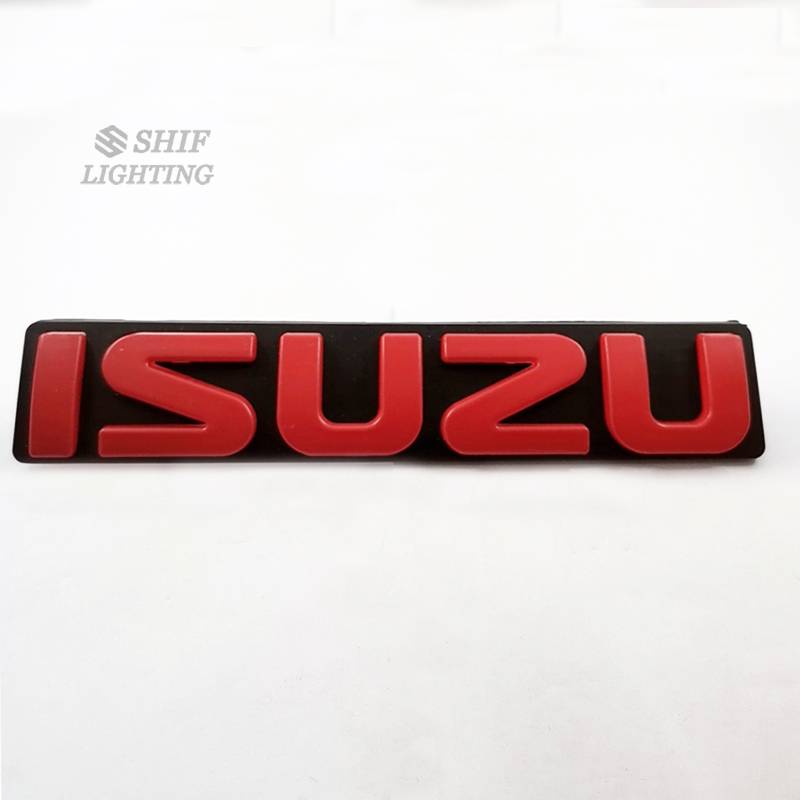 1 X ABS ISUZU Logo Auto Front Grille Emblem Badge Sticker Decal ...