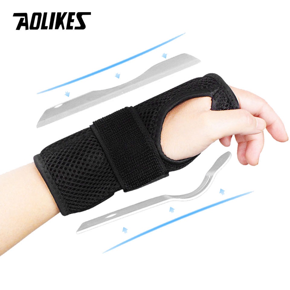 AOLIKES 1Pc Wrist Splints Support Brace For Arthritis Tendonitis Night ...