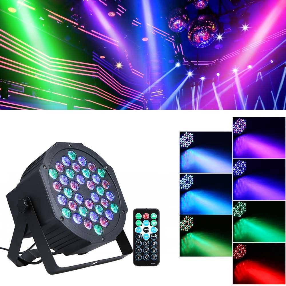 AC90-240V 24W 36 LEDs RGB Mini Stage Par Light | Shopee Malaysia