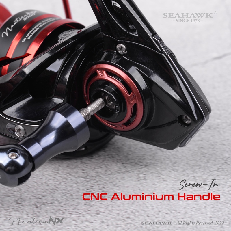 KFT SEAHAWK Nautica NX Spinning Reel Fishing Reel Mesin Pancing Mancing ...