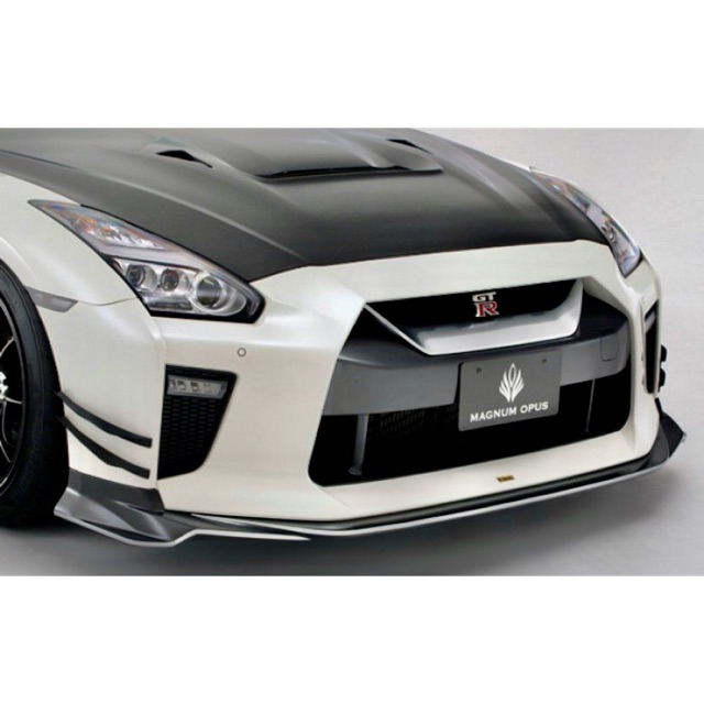 Nissan r35 gtr35 r gtr 35 2017 facelift carbon fiber Varis front lip ...