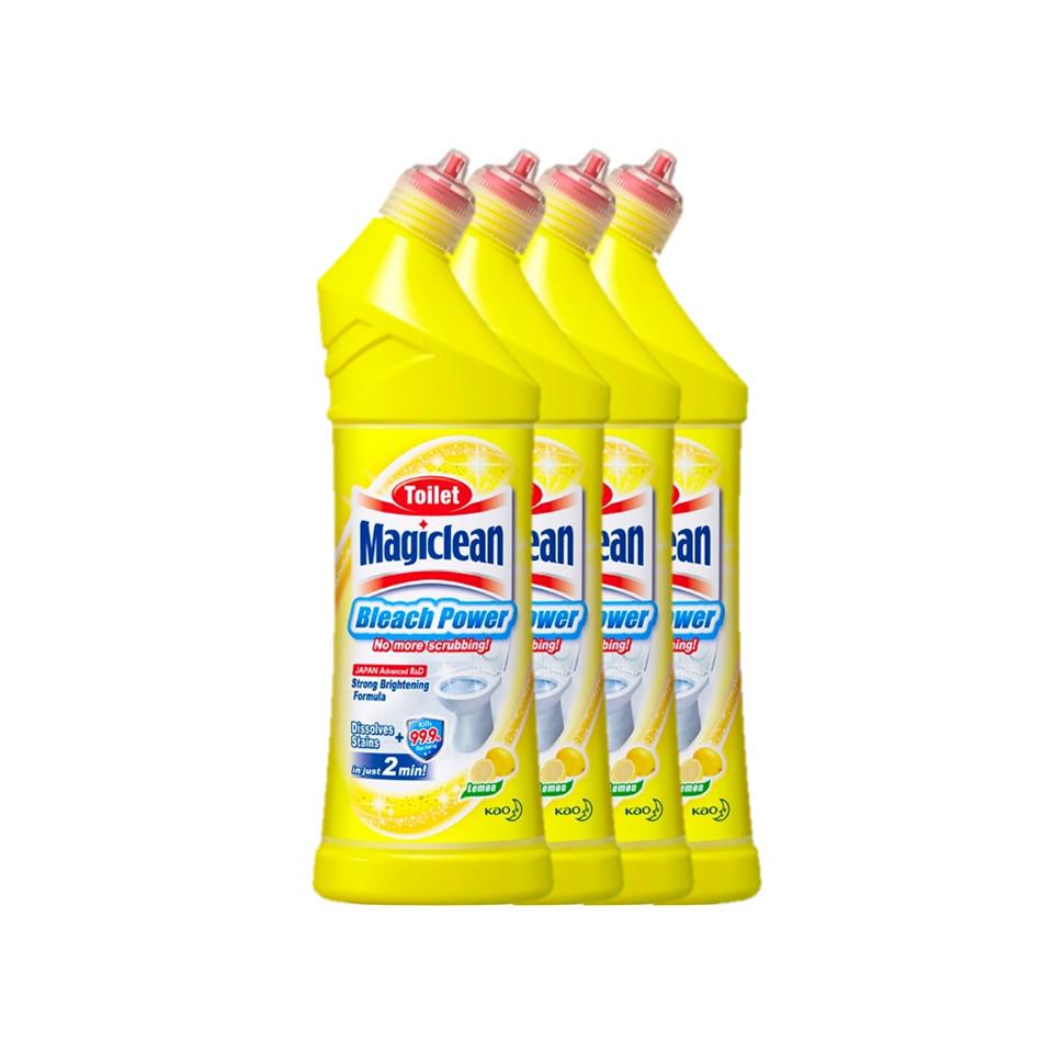 [Bundle of 4] MAGICLEAN Toilet Bleach Lemon (500ml) | Shopee Malaysia