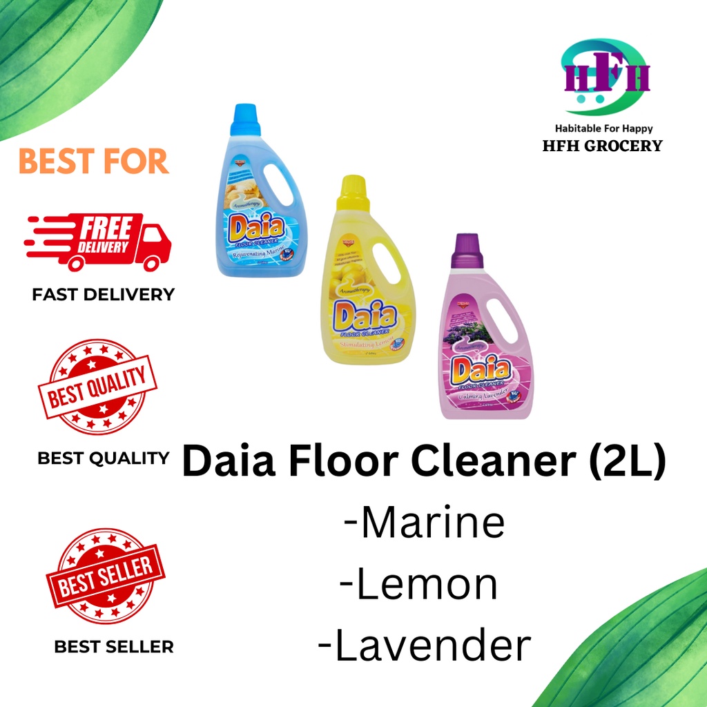 🔥 Daia Floor Cleaner Marine,Lemon & Lavender (2Liter)🔥 | Shopee Malaysia