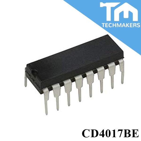 CD4017BE Decade Counter Divider IC CD4017 4017 TechMakers | Shopee Malaysia