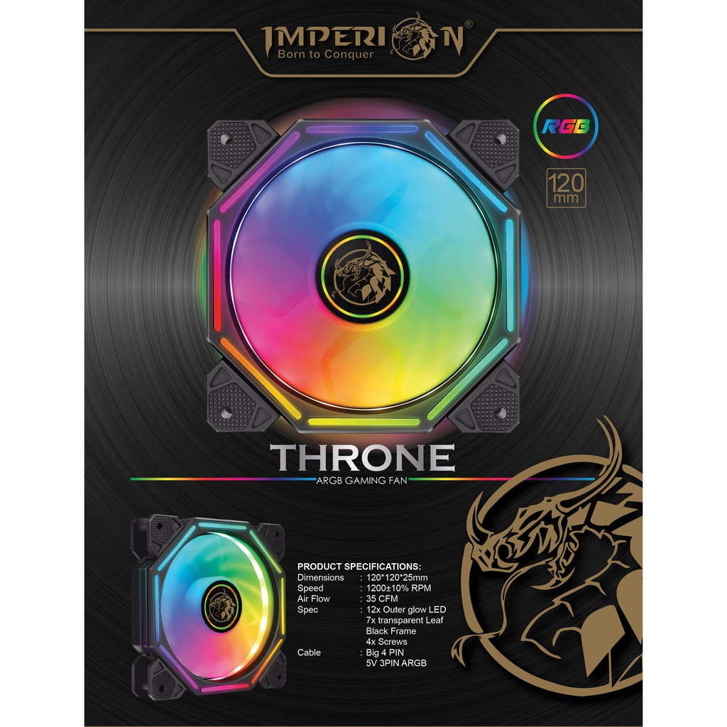 IMPERION THRONE ARGB GAMING FAN | Shopee Malaysia