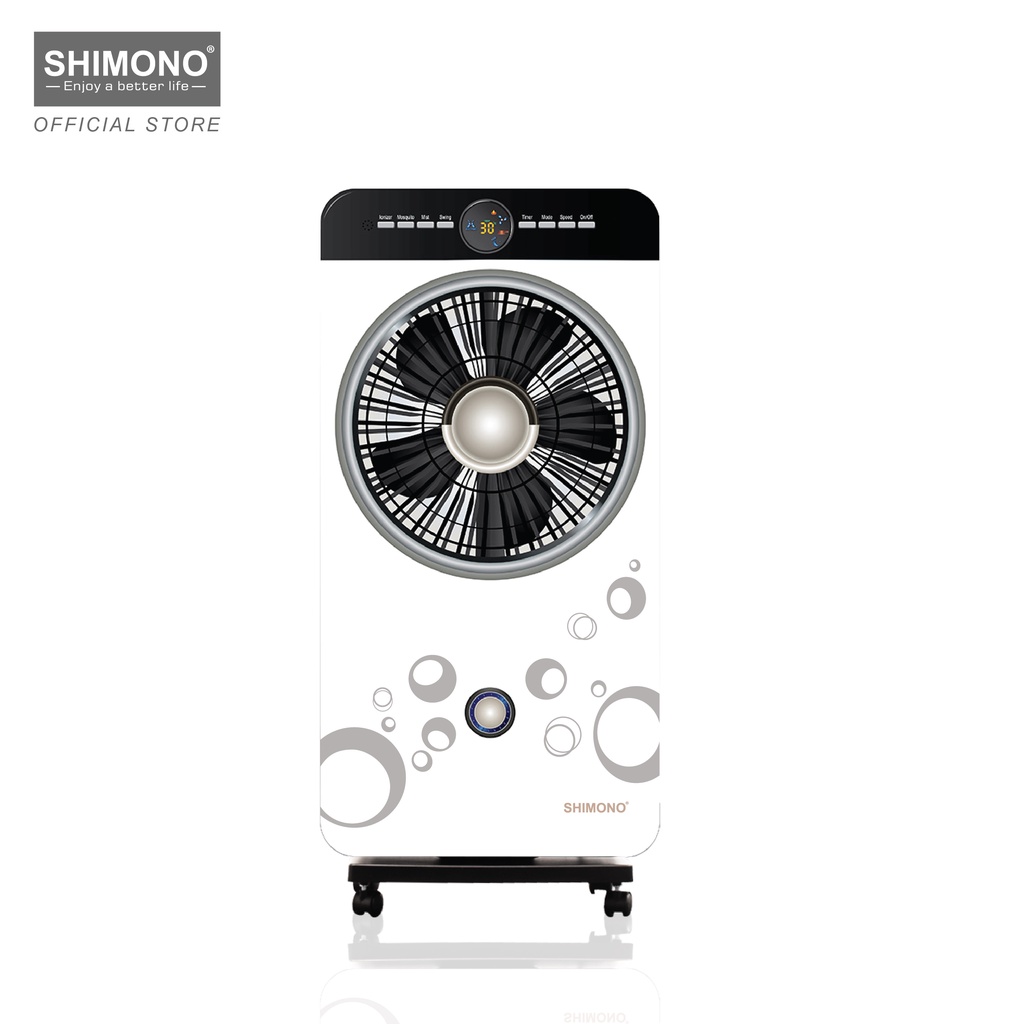 Shimono Ultrasonic Mist Fan SH-9024 SE (White) | Shopee Malaysia