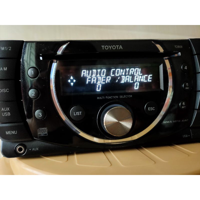 Toyota original double din player boleh play cd USB aux FM Malaysia | Shopee Malaysia
