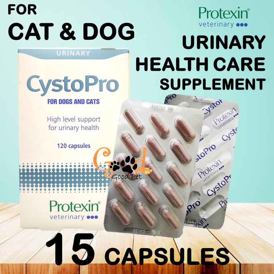 CystoPro For Cats & Dogs 15 Capsules - Urinary Health Care Supplements ...